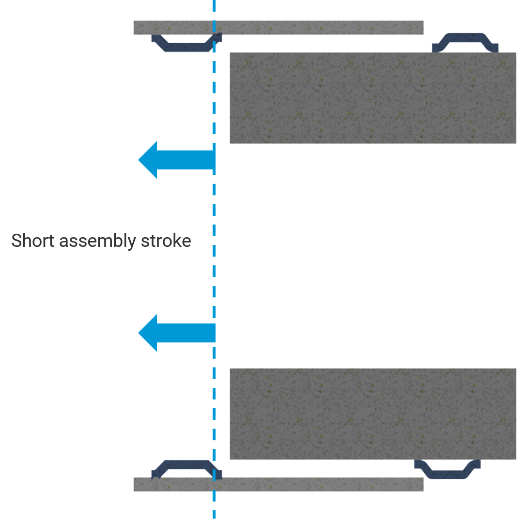 Tolerance ring as stator mount