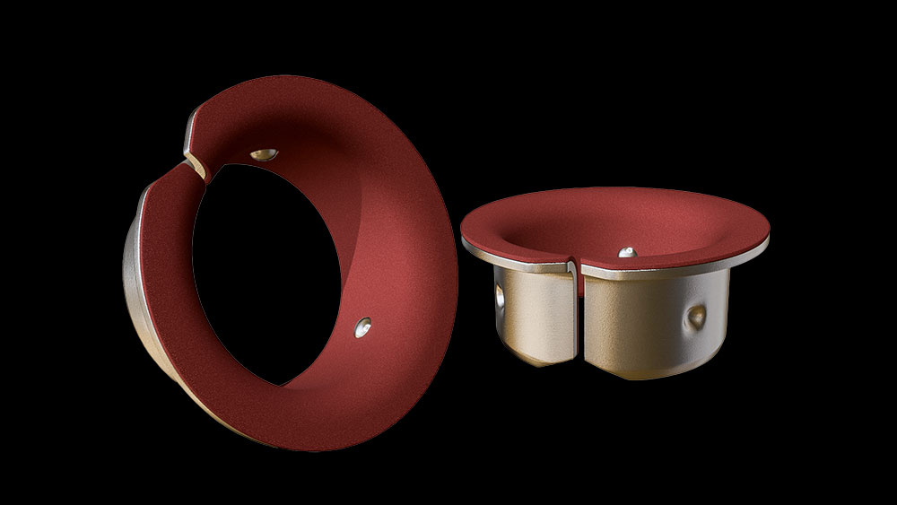 Self-lubricating bearings for dryers