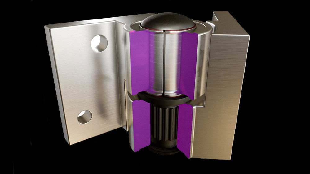 Plain bearings for door hinges